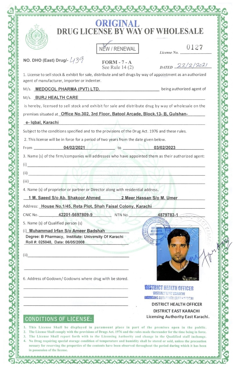 Licensing – Medocal Pharma